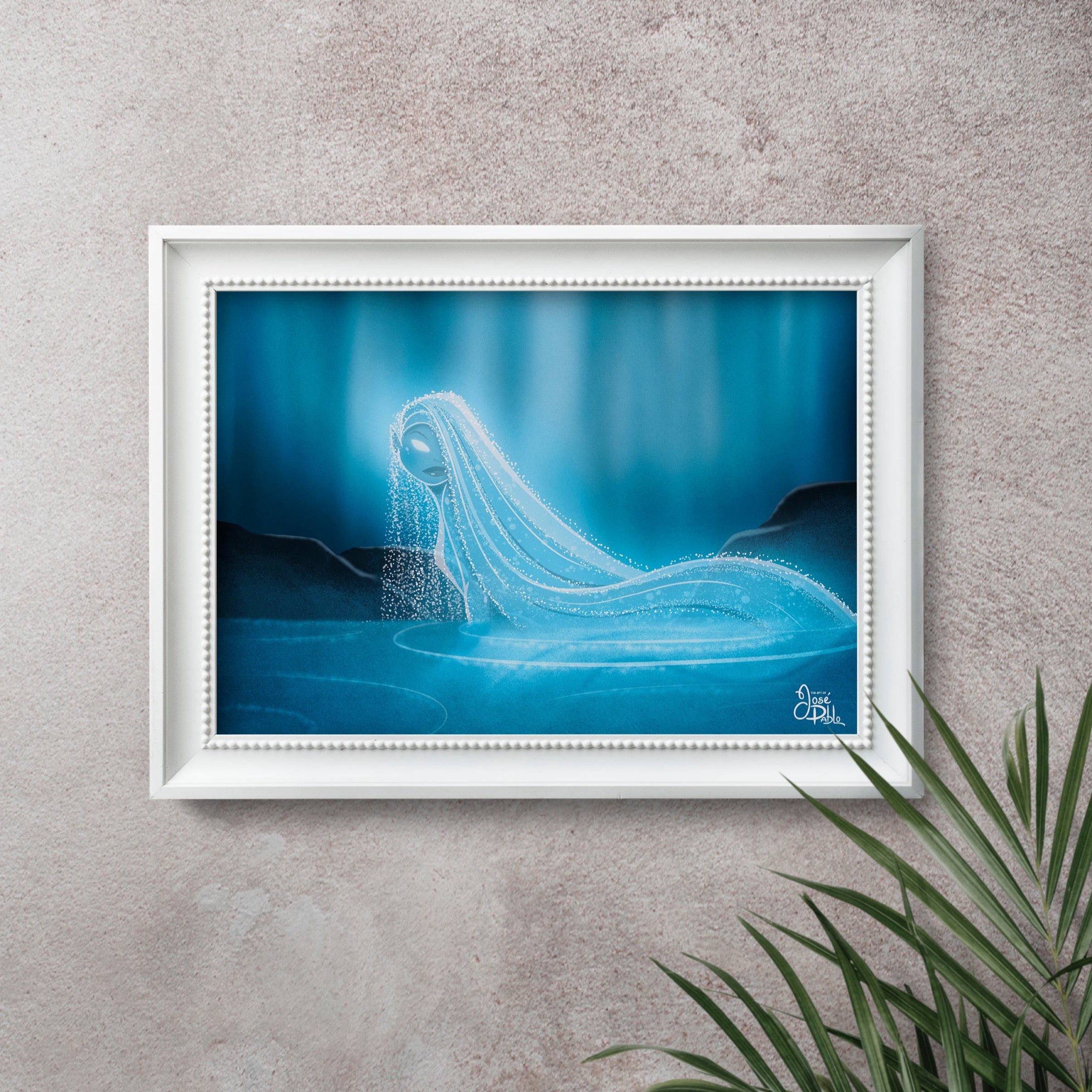 Elemental Water Mermaid- Art Print – The art of José Pablo
